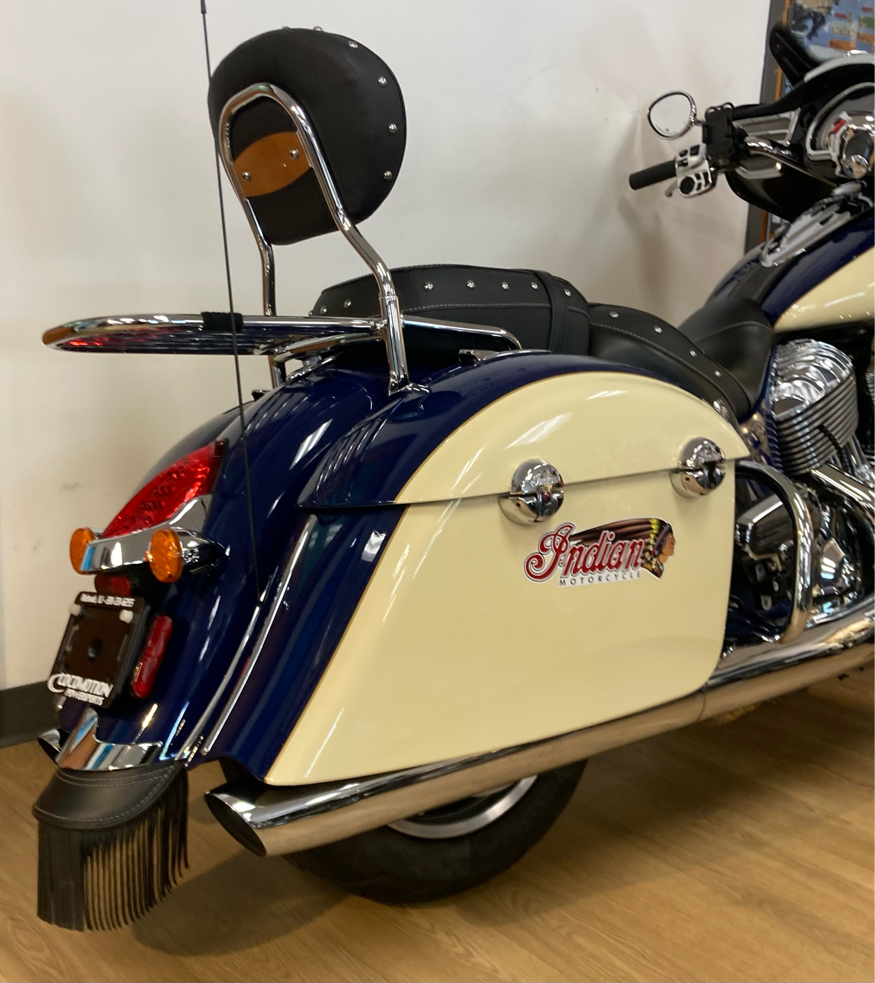 Used 2016 Indian Motorcycle Chieftain® Springfield Blue/Ivory Cream ...