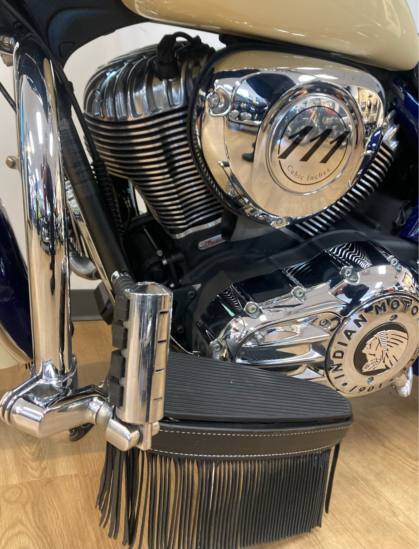 Used 2016 Indian Motorcycle Chieftain® Springfield Blue/Ivory Cream ...