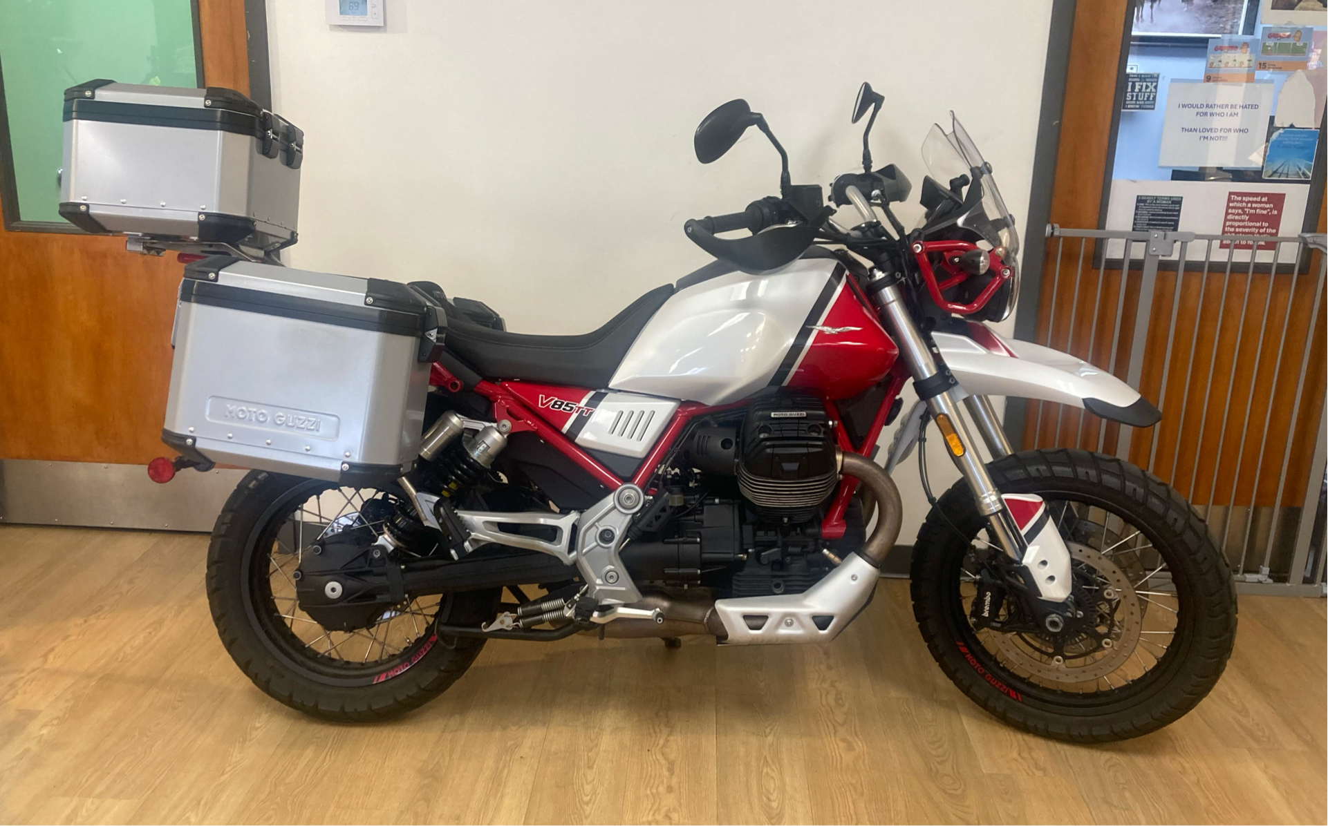 Used 2020 Moto Guzzi V85 TT Adventure Rosso Kalahari | Motorcycles in ...