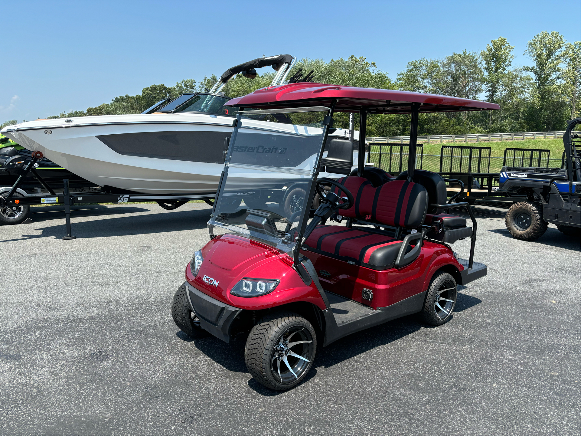 New 2024 Icon EV LLC i40 SANGRIA RED | Golf Carts in Unionville VA | ICO176749