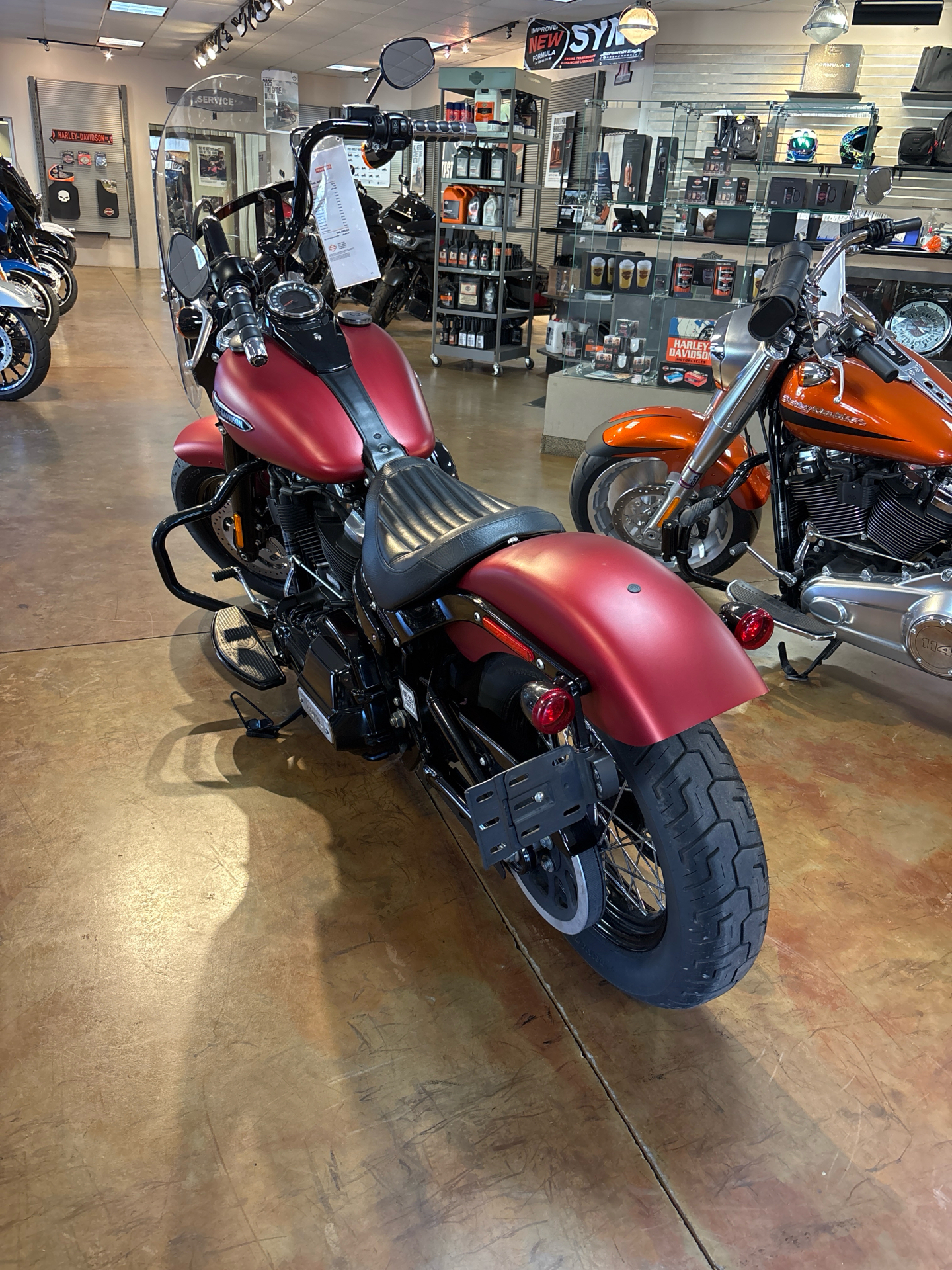 Used 2019 Harley-Davidson Softail Slim® Wicked Red Denim | Motorcycles ...