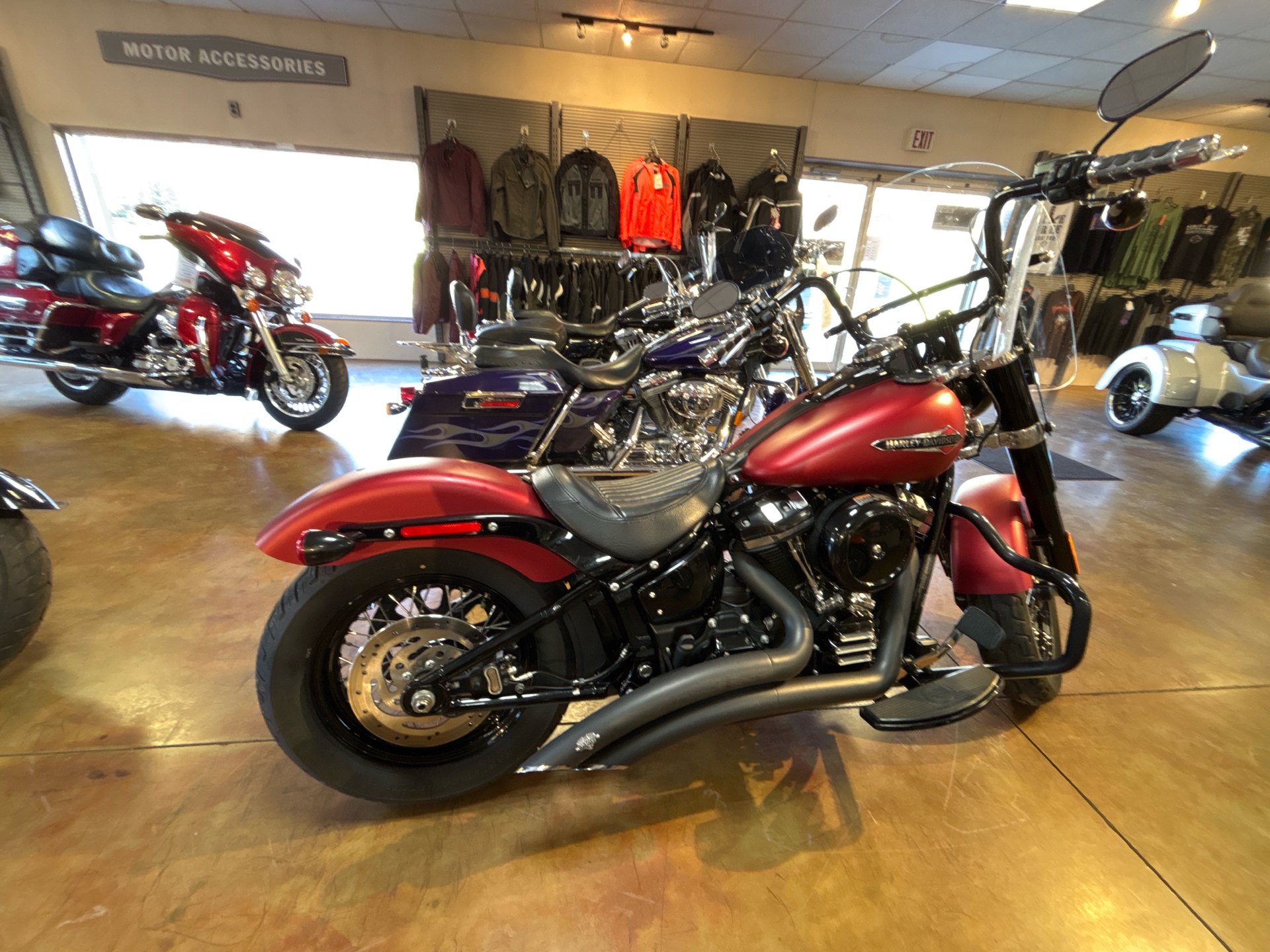 Used 2019 Harley-Davidson Softail Slim® Wicked Red Denim | Motorcycles ...