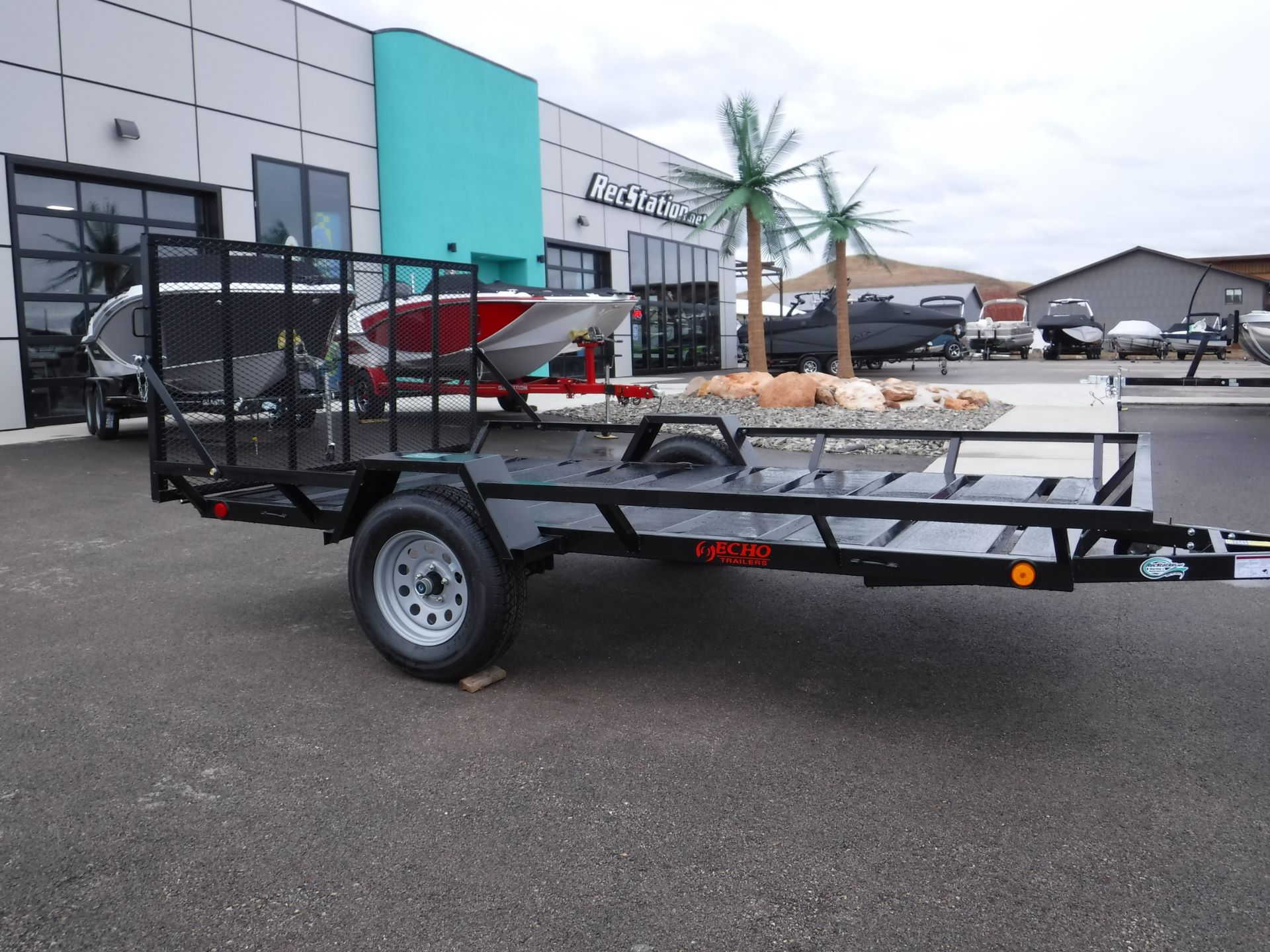 New 2024 Echo Trailers 2-Place Extra-Width Extra-Length ATV/UTV Trailer ...