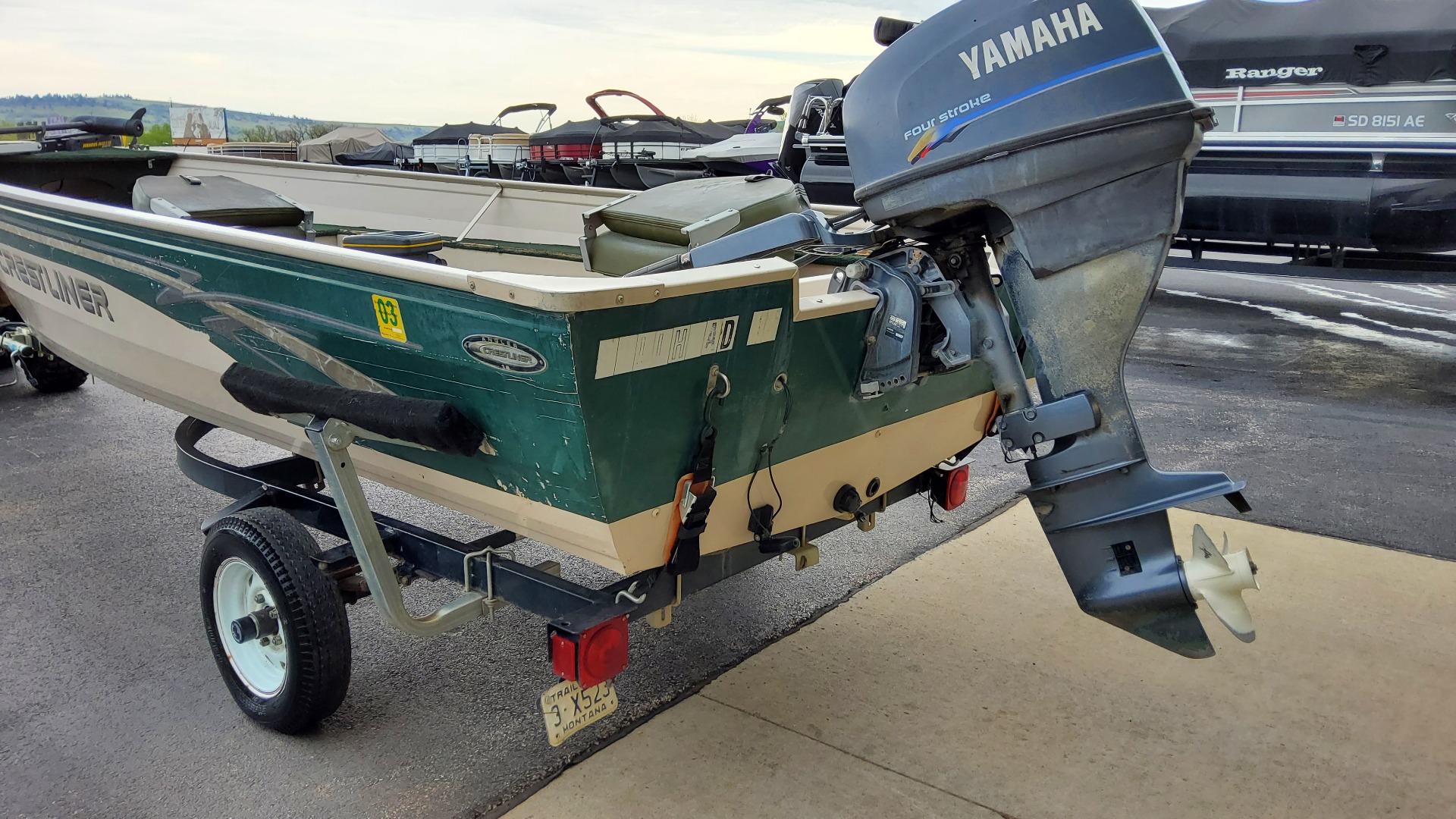 Used 2000 Crestliner 16 Angler Power Boats Outboard in Spearfish, SD ...