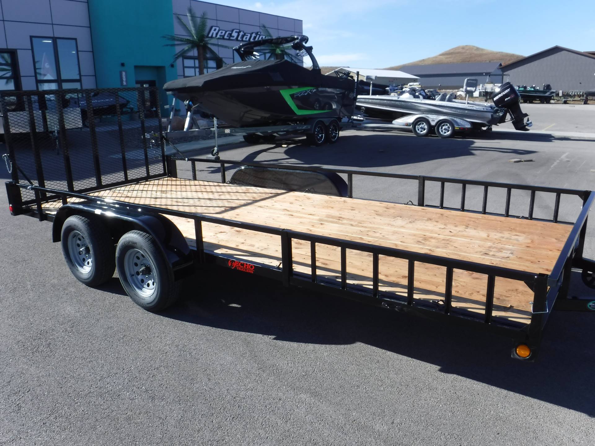 New 2022 Echo Trailers UTV + 1-ATV Trailer XL length 17', Tandem Axle ...