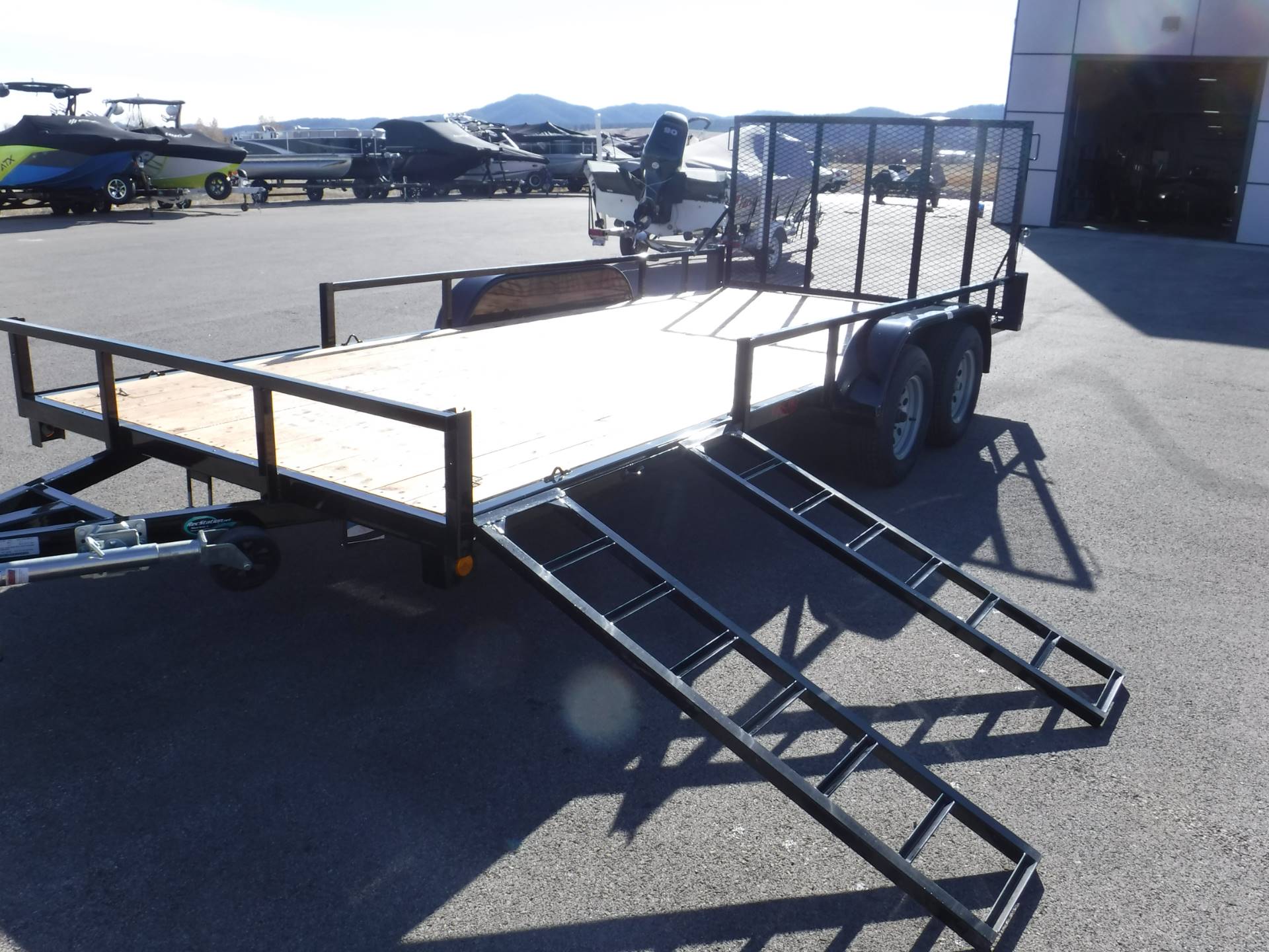 New 2022 Echo Trailers UTV + 1-ATV Trailer XL length 17', Tandem Axle ...