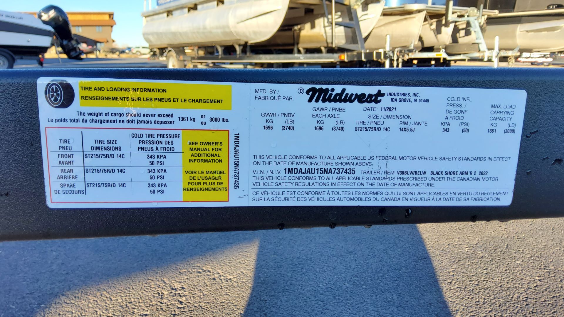 New 2025 Shoreland'r 17'-19' HD Boat Trailer Boat Trailers in Spearfish ...