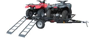 New 2022 Echo Trailers 2-Place ATV/ 1 Place UTV Trailers in Spearfish ...