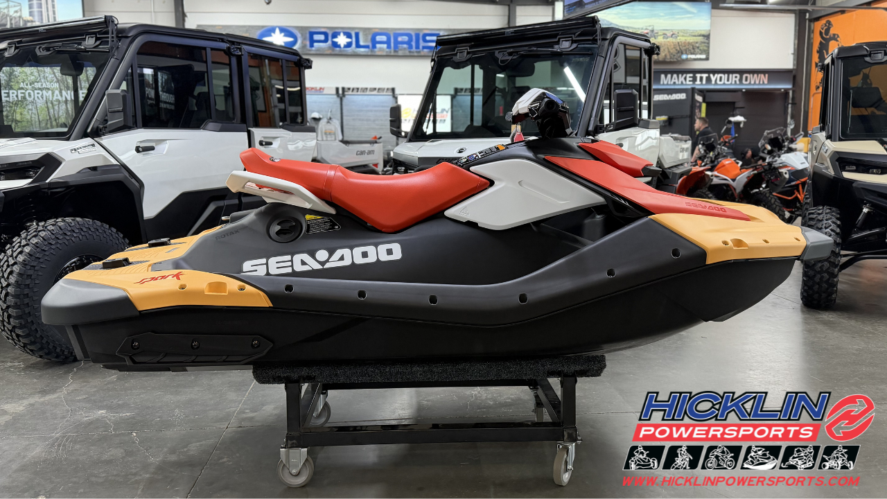 New 2026 Sea-Doo Spark for 2 60 hp Sunrise Orange / Dragon Red ...