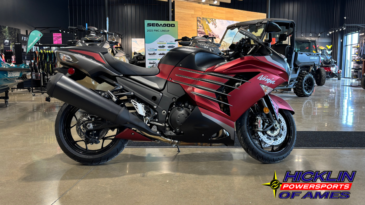 New 2025 Kawasaki Ninja® ZX™-14R ABS Metallic Matte Sovereign Red ...