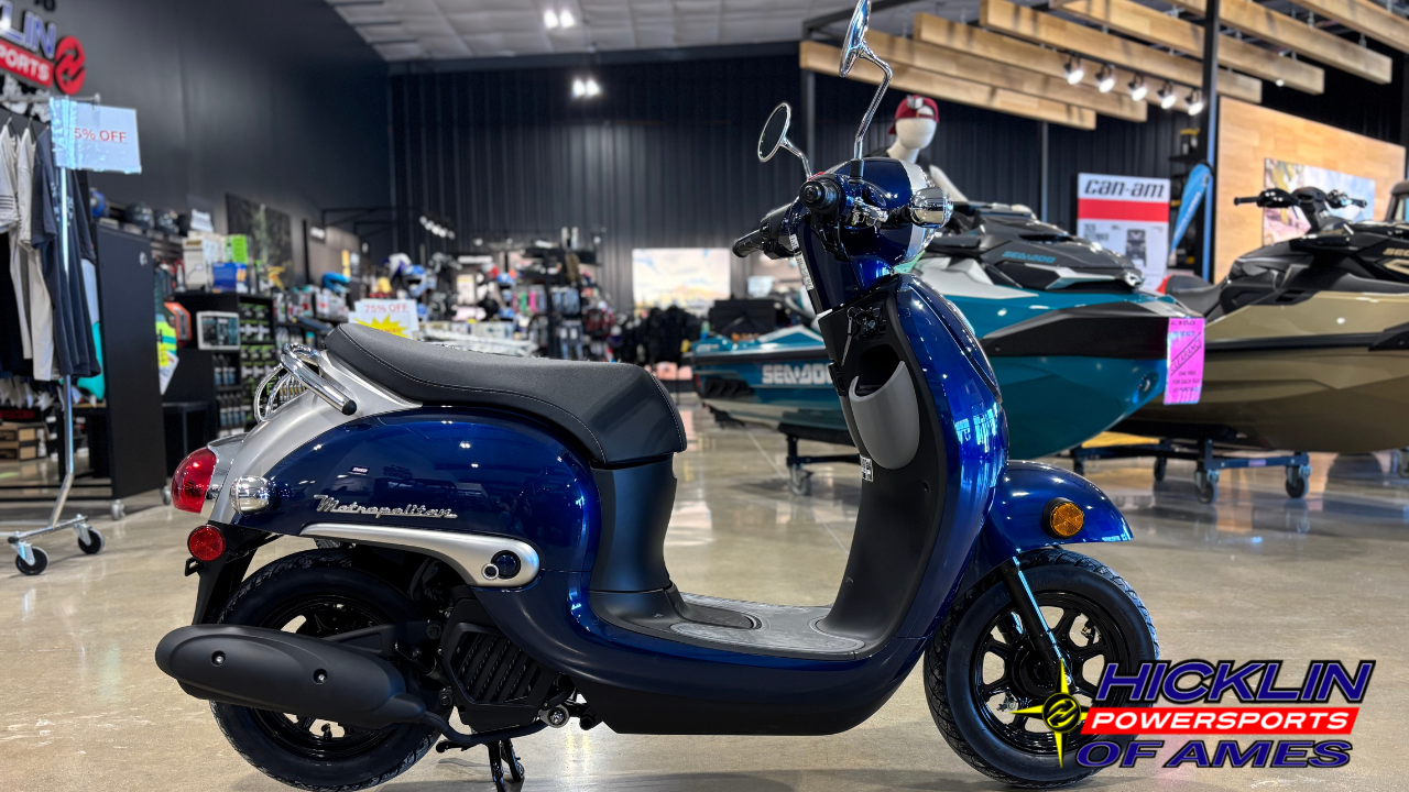 New 2026 Honda Metropolitan Denim Blue Metallic Scooters For Sale in ...