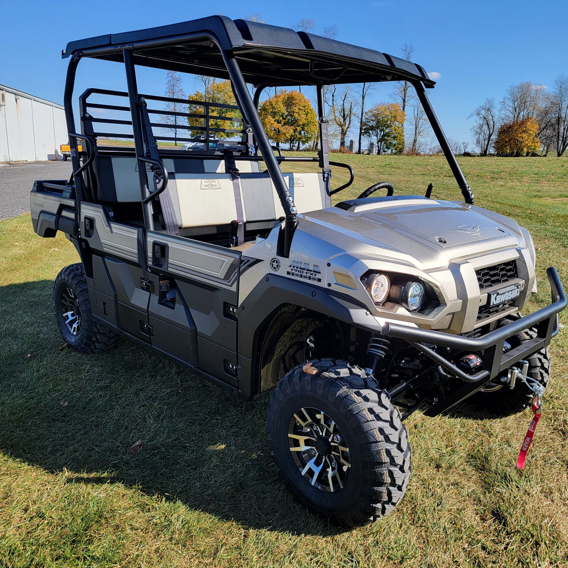 New 2024 Kawasaki MULE PRO-FXT 1000 LE Ranch Edition Metallic Titanium ...