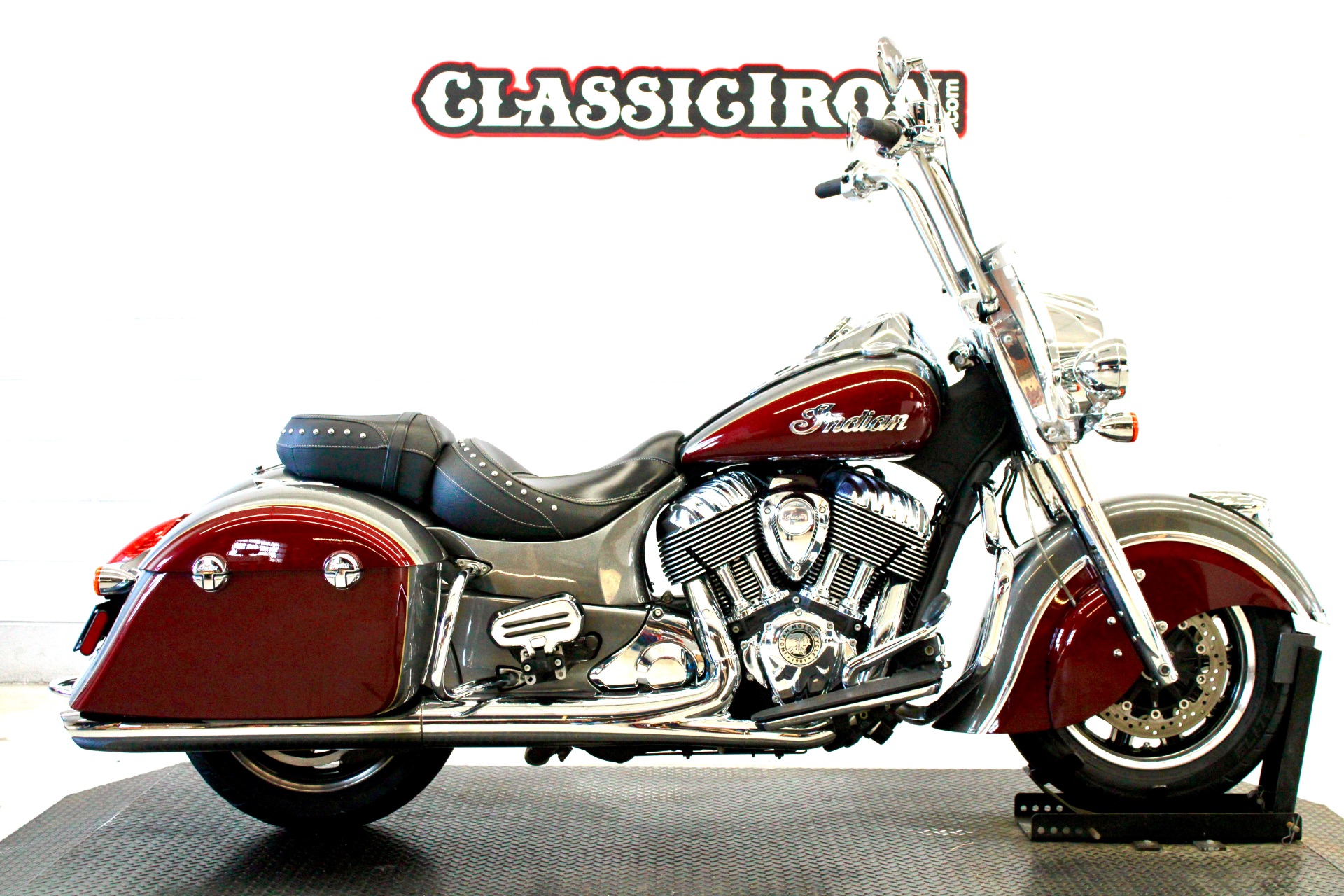 Used 2019 Indian Motorcycle Springfield® ABS Steel Gray / Burgundy ...