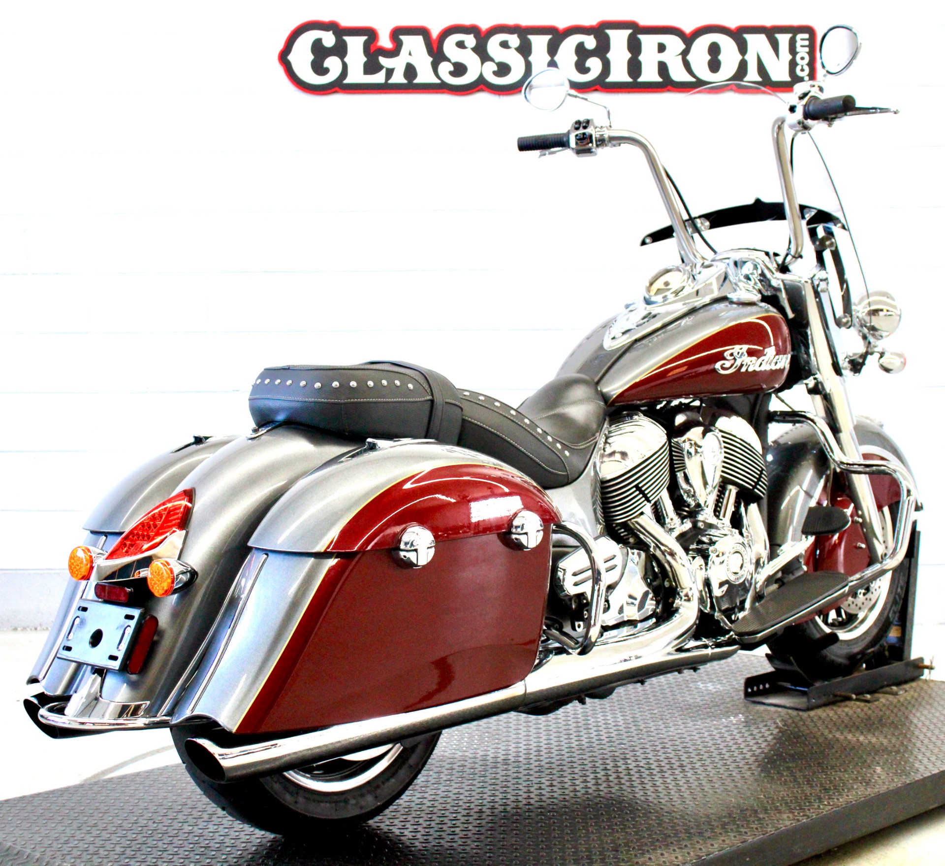 Used 2019 Indian Motorcycle Springfield® ABS Steel Gray / Burgundy ...