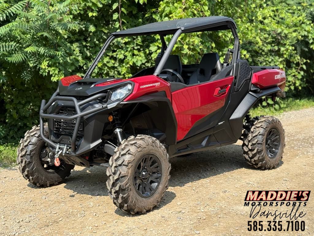 New 2025 Can-Am Commander XT 1000R | Utility Vehicles in Dansville NY | BR00239 Fiery Red