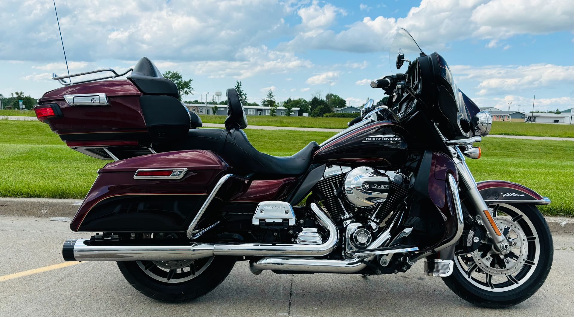 Used 2014 Harley-Davidson ULTRA CLASSIC MYSTERIOUS RED/BLACK CAYENNE ...