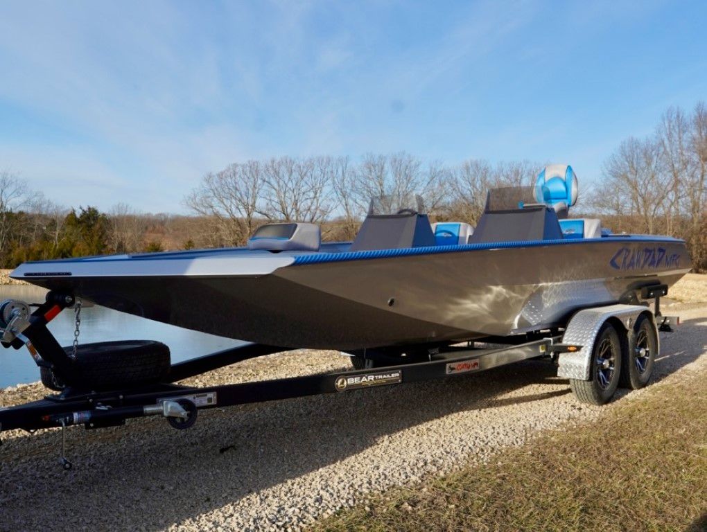 New 2026 Crawdad Mfg 2166 Fat Boy Angler Inboard Jet Boat Powered with ...