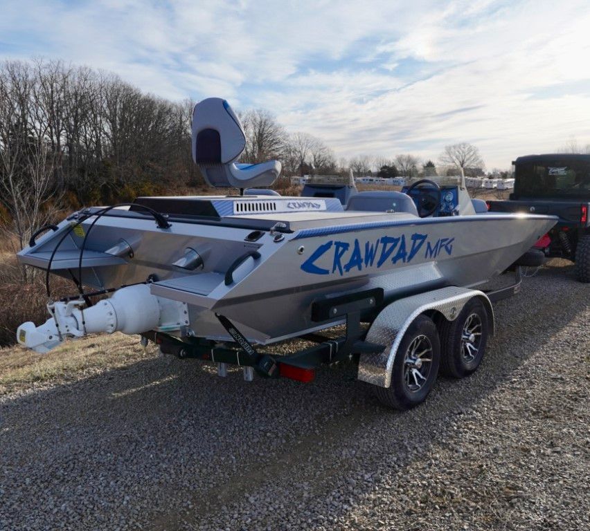 New 2026 Crawdad Mfg 2166 Fat Boy Angler Inboard Jet Boat Powered with ...