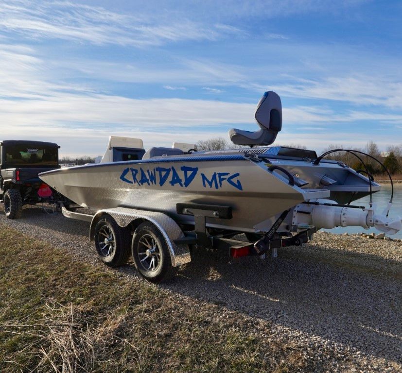 New 2026 Crawdad Mfg 2166 Fat Boy Angler Inboard Jet Boat Powered with ...