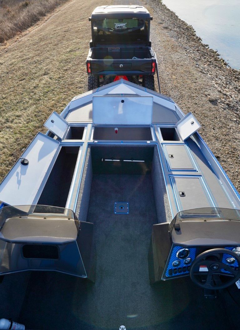 New 2026 Crawdad Mfg 2166 Fat Boy Angler Inboard Jet Boat Powered with ...