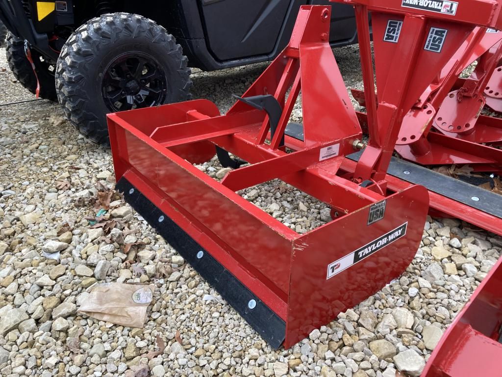 New Taylor-Way 48" Box Blade / 4' Box Scraper Tractor Implement, Cuba ...