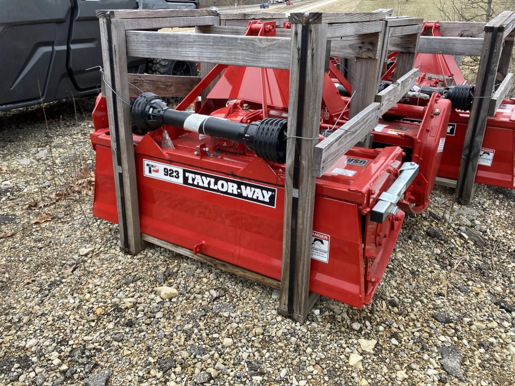New Taylor-Way 48" Rotary Tiller / 4' Rototiller Tractor Implement ...