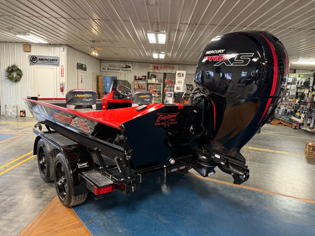New 2025 Legend SS 18x56 Flatbottom Outboard Jet Boat with 150 Pro-XS ...