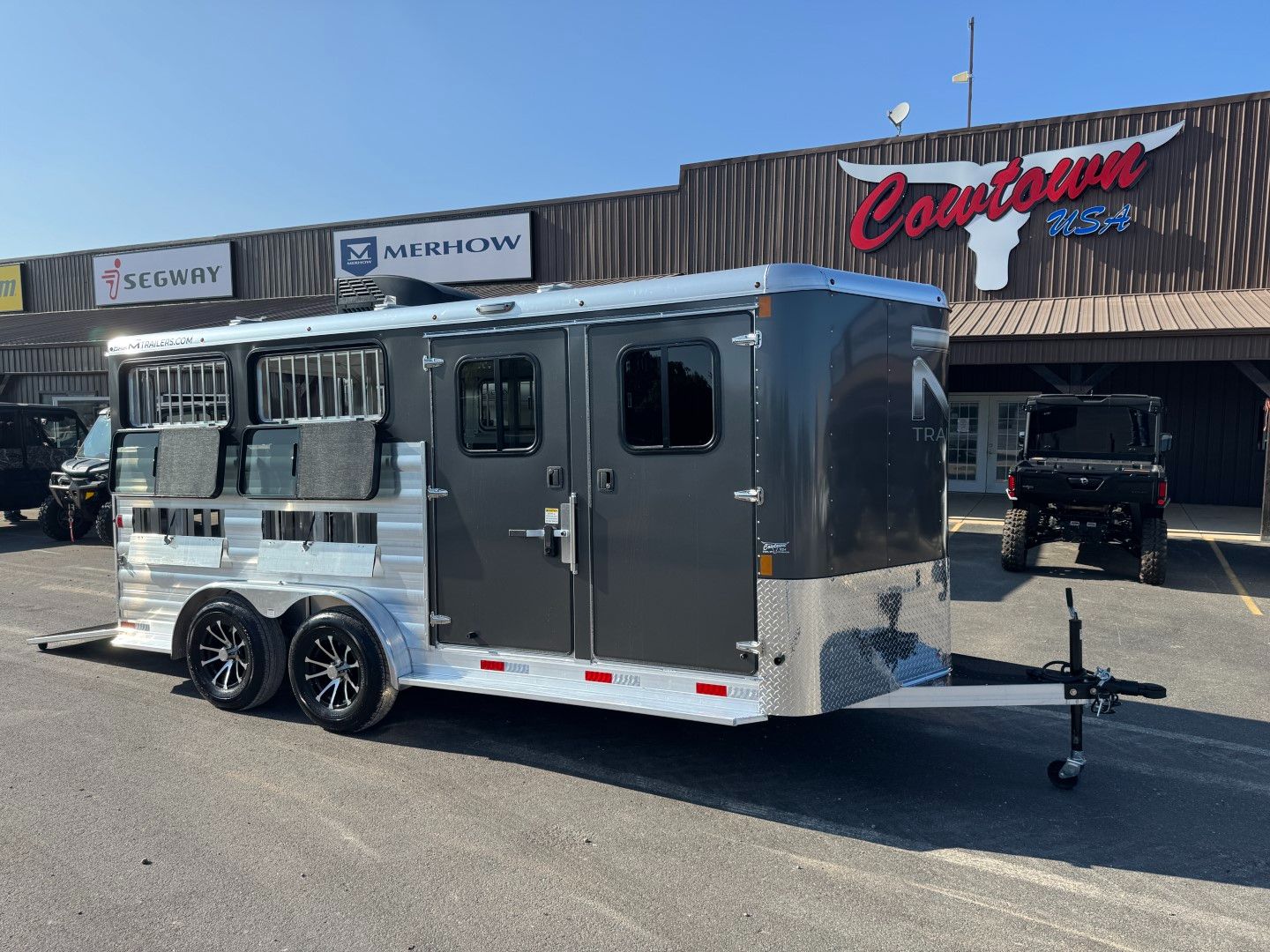 New 2026 Bar-M Adjustable Six Pen Trailer for Pigs, Goats, and Sheep by ...