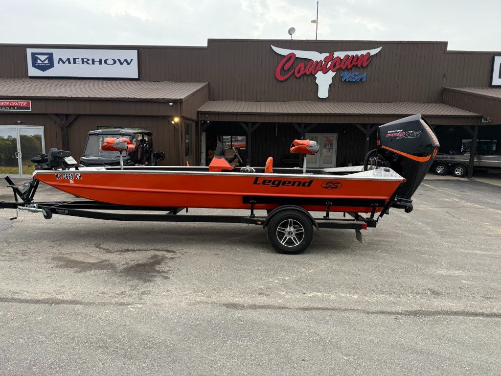 Used 2024 Legend SS 19x60V Bass Jet Boat with 2021 Mercury 250 Pro-XS ...