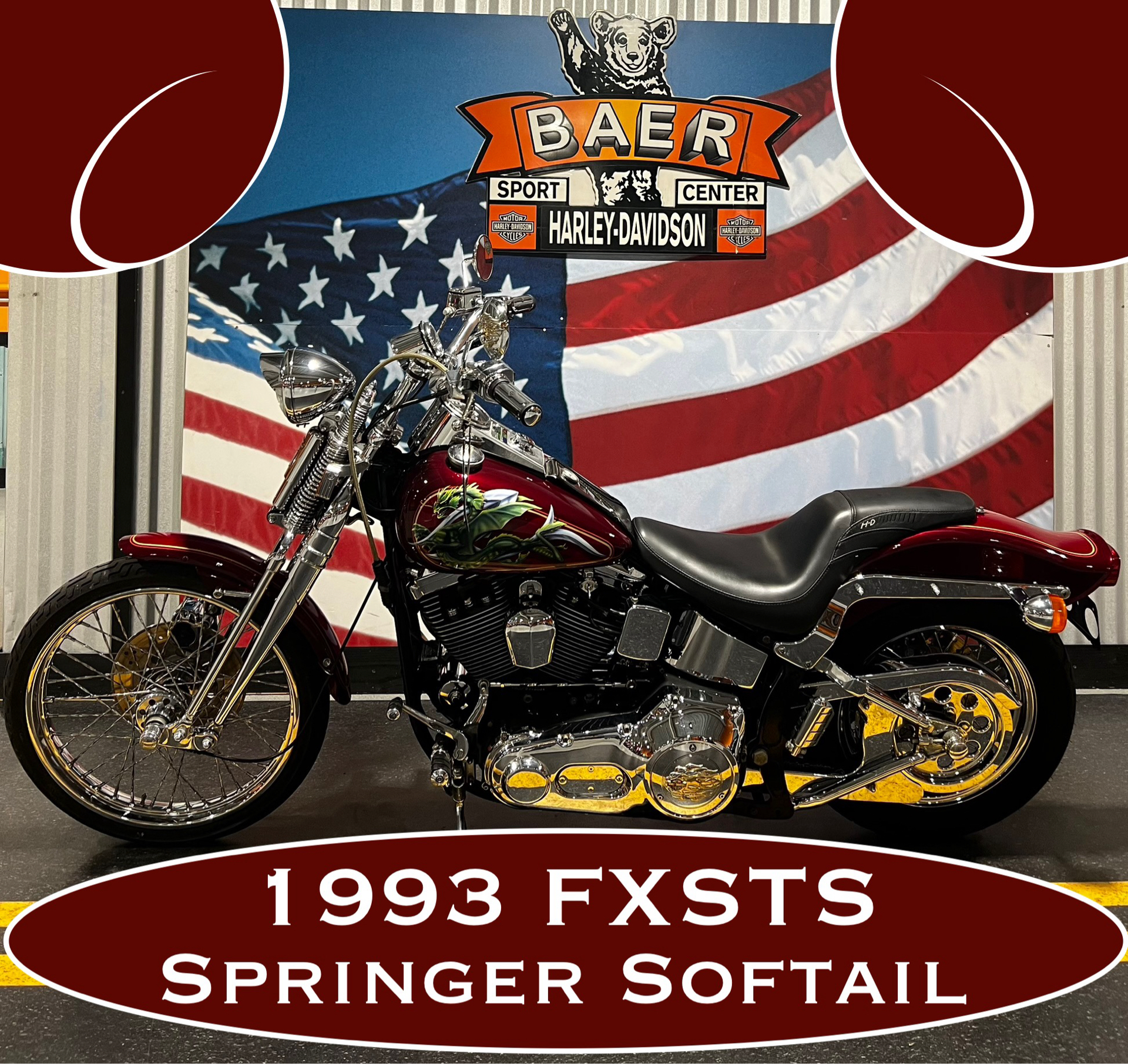 Used 1993 Harley-Davidson Springer Motorcycle - Specs, Price, Photos ...