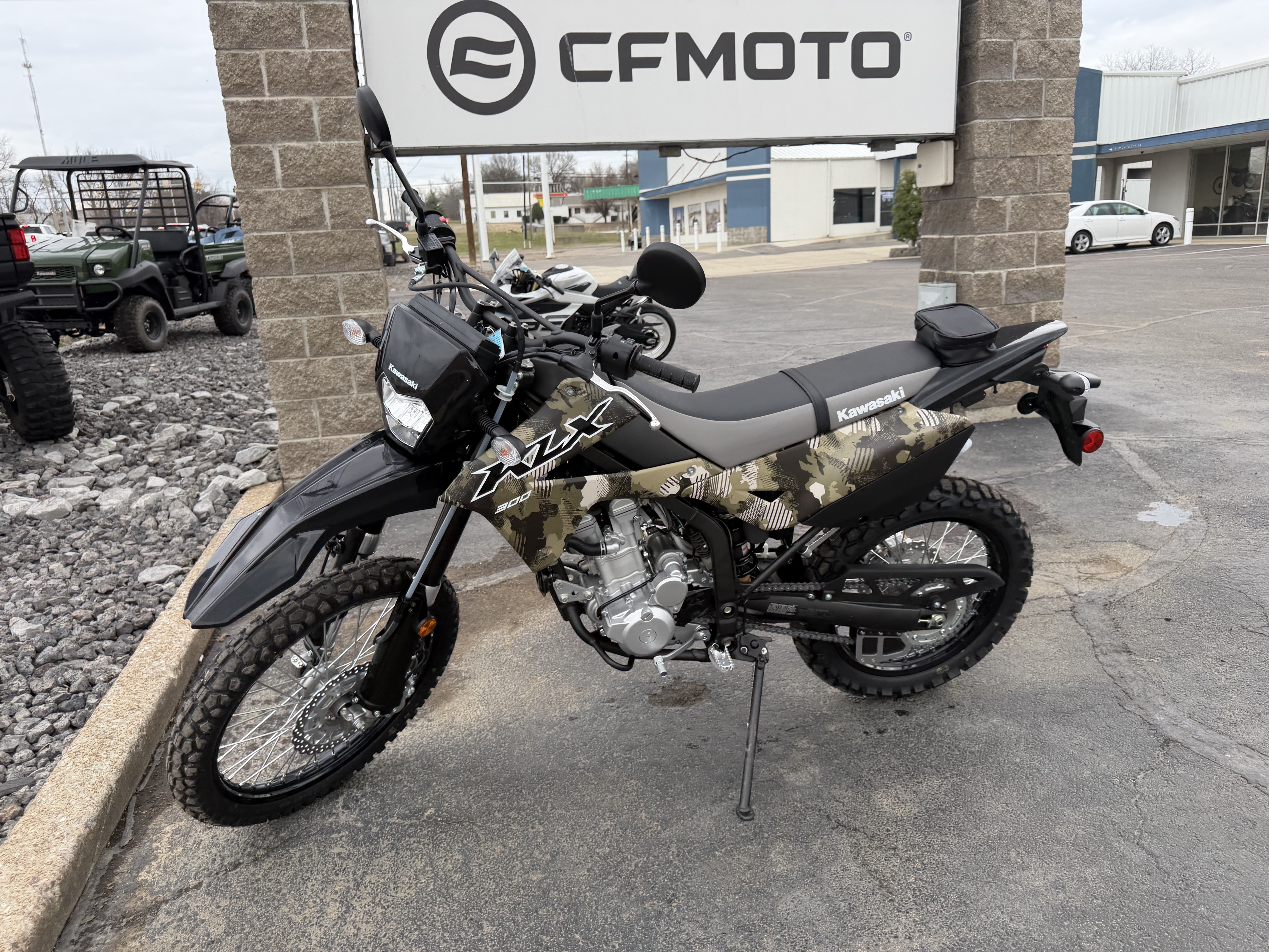 New 2026 Kawasaki KLX®300 Cypher Camo Beige / Ebony | Motorcycles in ...