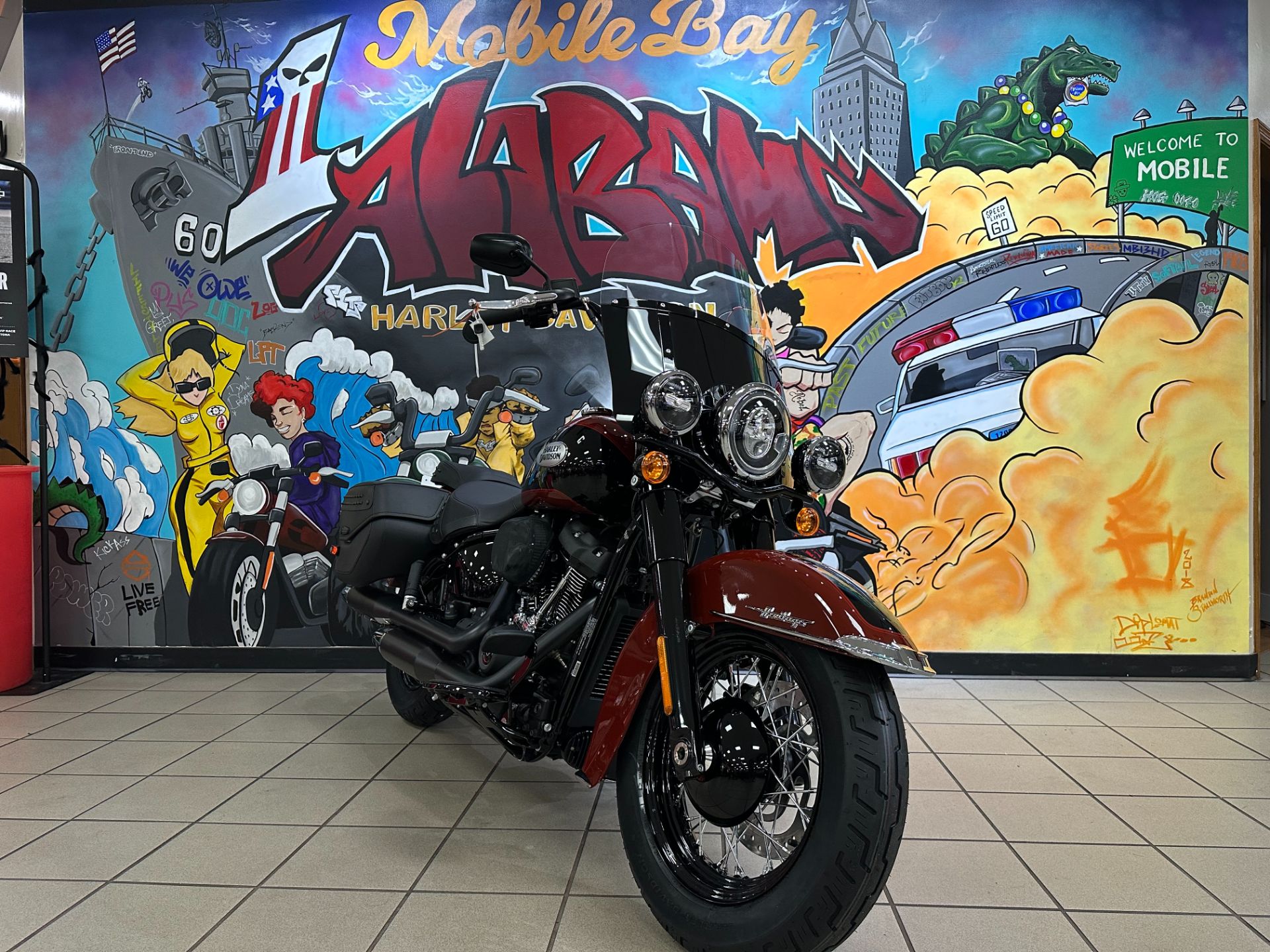 New 2024 Harley-Davidson Heritage Classic 114 Red Rock / Vivid Black ...