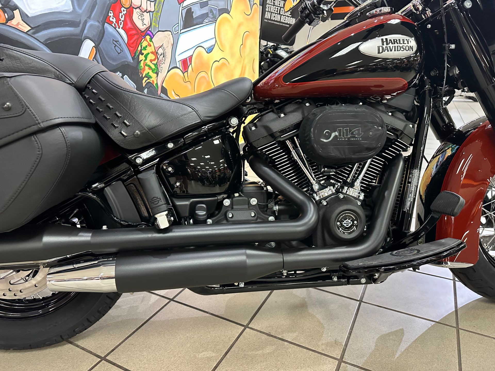 New 2024 Harley-Davidson Heritage Classic 114 Red Rock / Vivid Black ...