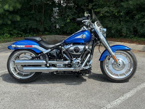 Certified Pre-Owned 2025 Harley-Davidson Fat Boy® Blue Burst ...