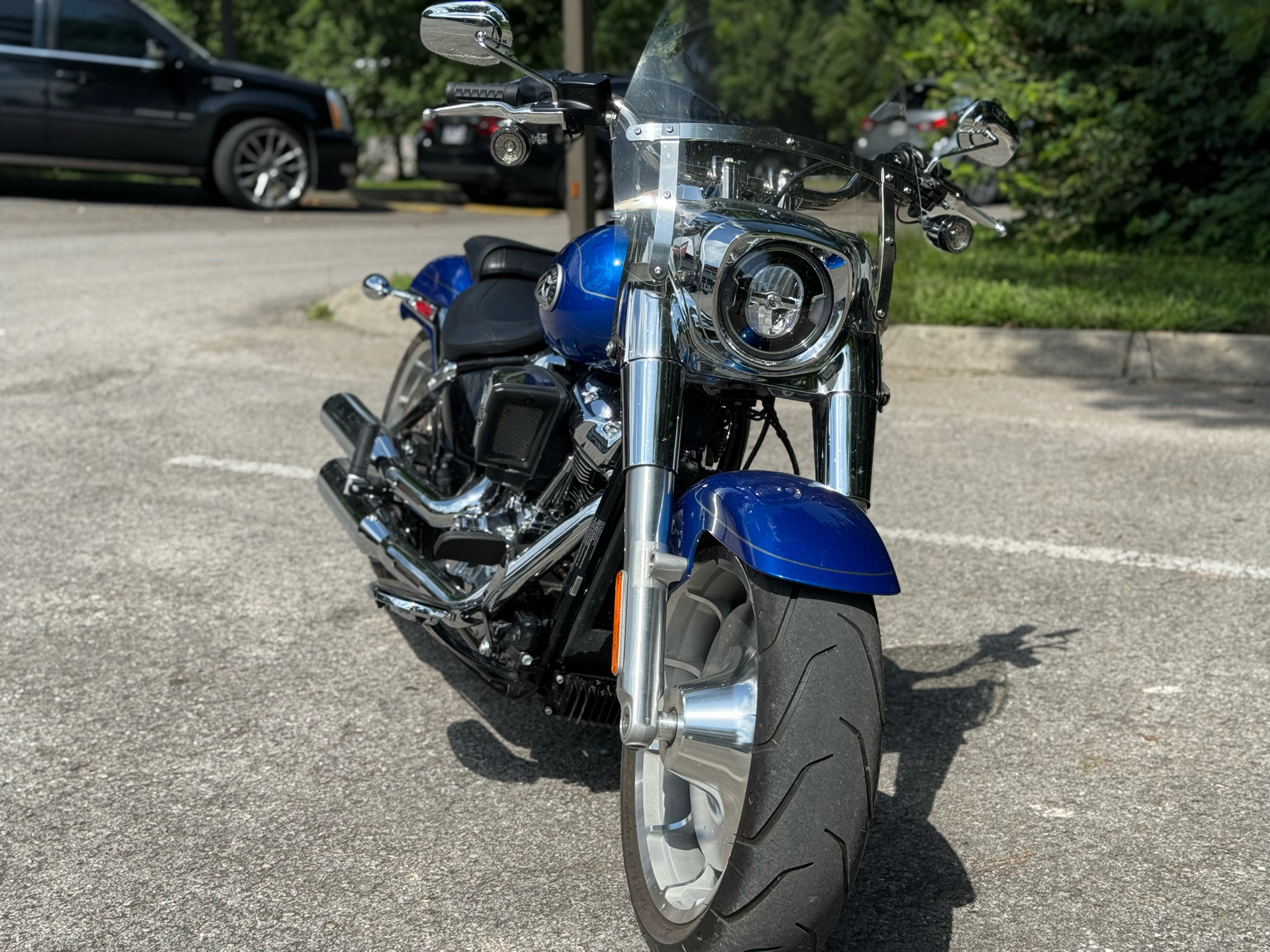 Certified Pre-Owned 2025 Harley-Davidson Fat Boy® Blue Burst ...