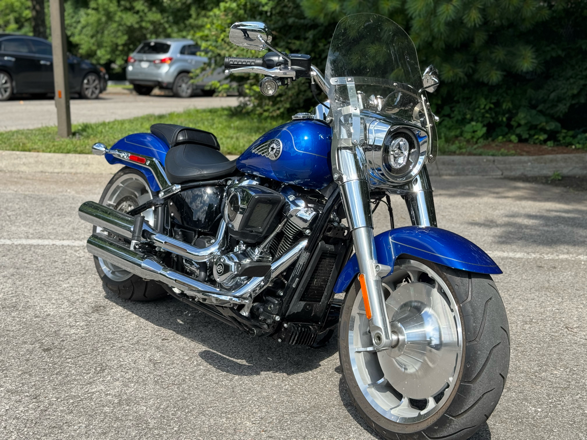 Certified Pre-Owned 2025 Harley-Davidson Fat Boy® Blue Burst ...