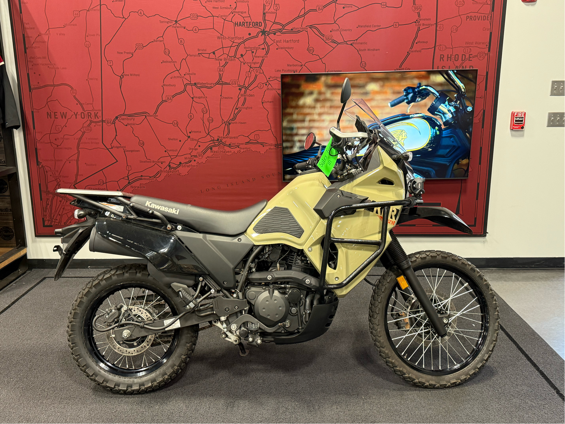 Used 2022 Kawasaki KLR 650 Army Green Motorcycles For Sale ...