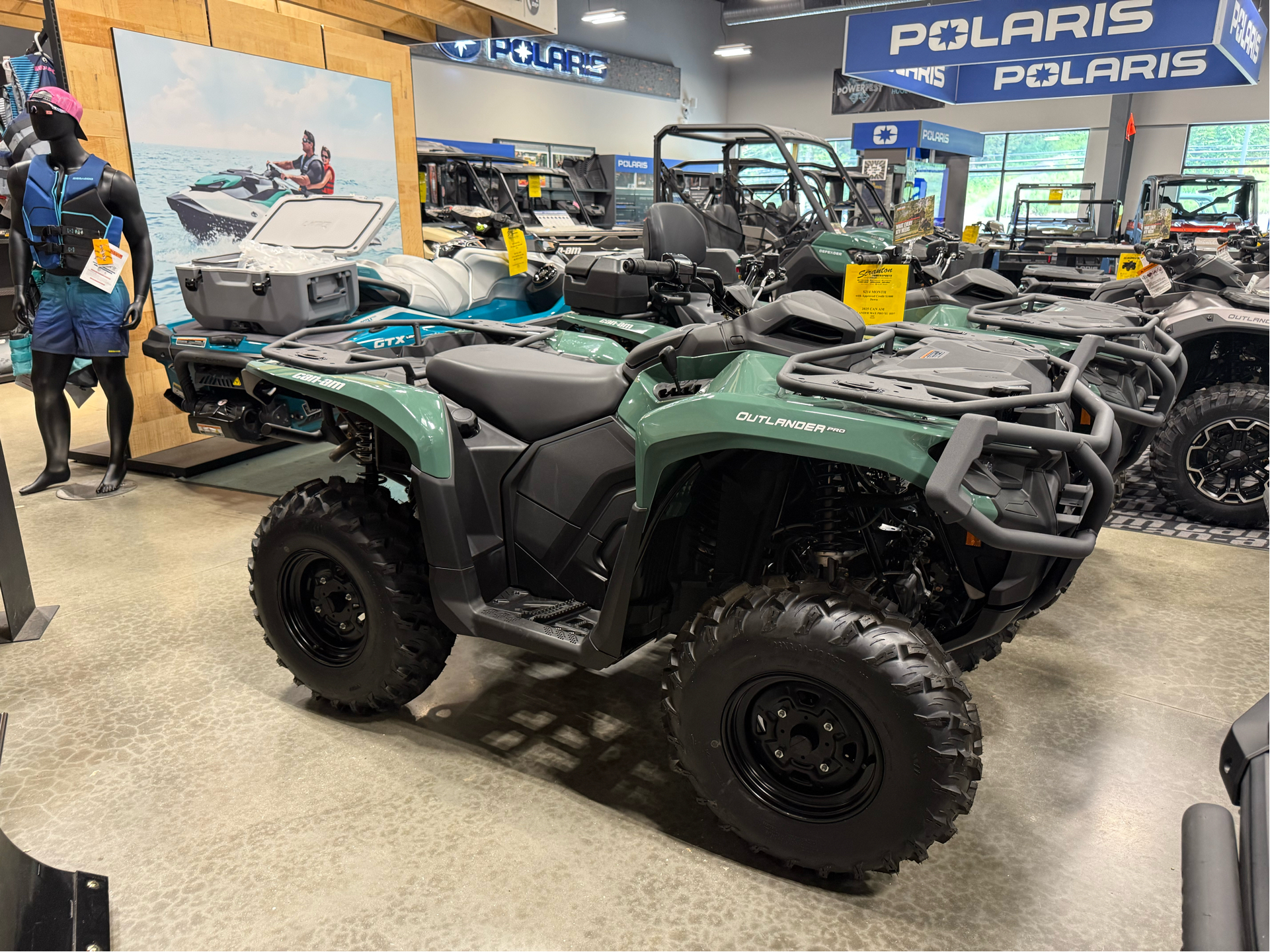 New 2025 Can-Am Outlander PRO HD7 Compass Green ATVs For Sale | ATVs in ...