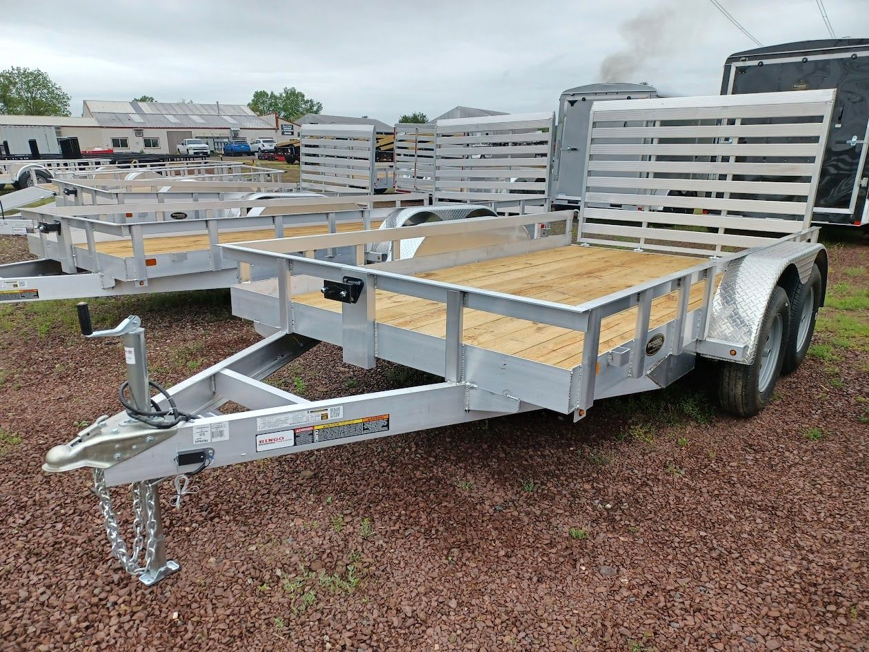 2025 Carry-On Trailers 6'4" x 12' Double Axle Aluminum Trailer w/ Wood ...