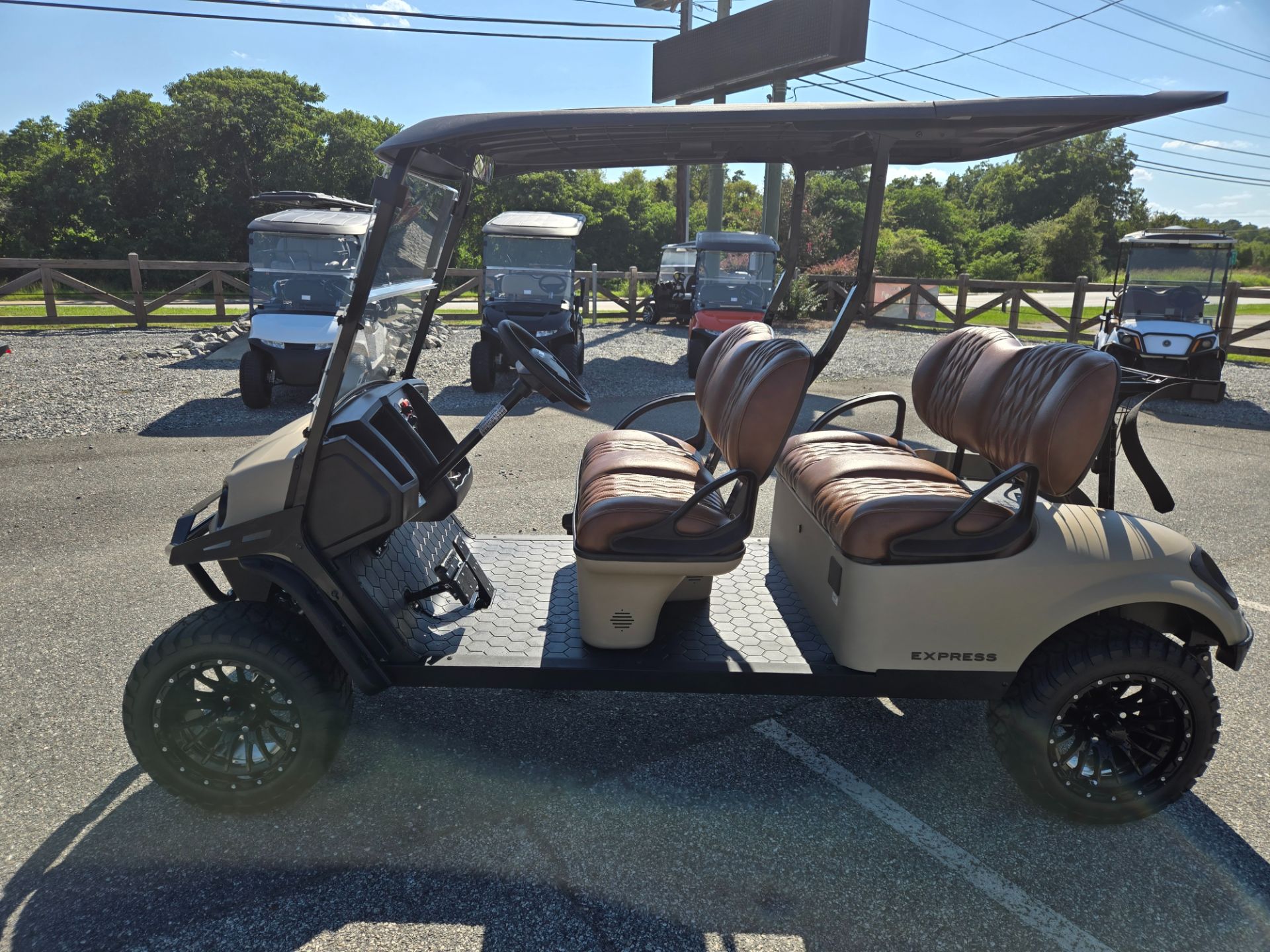 2026 E-Z-GO EXPRESS LWB G-EFI (DUNE 4) Golf Carts Tifton Georgia