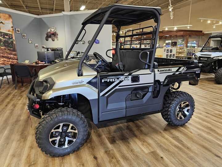 New 2025 Kawasaki MULE PRO-MX SE, Jackson MO | Specs, Price, Photos | Gold 107509