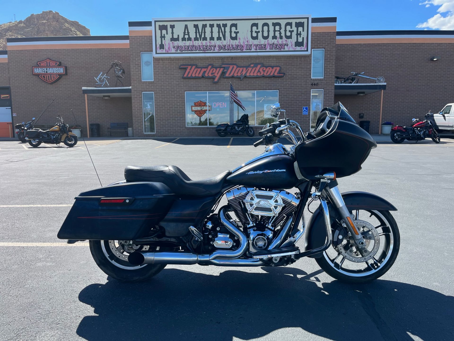 Used 2015 Harley Davidson Road Glide Special Motorcycles in Green River WY 666943 Black Denim