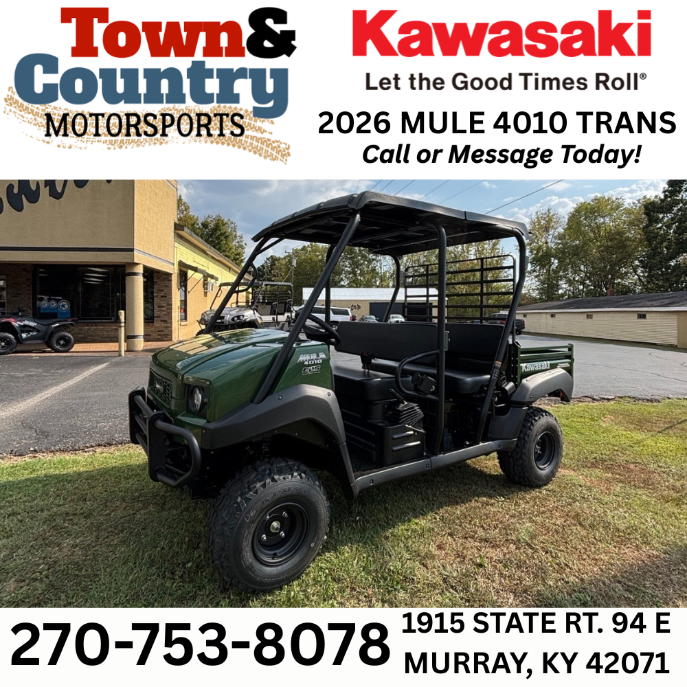New 2026 Kawasaki MULE 4010 Trans4x4, Murray KY | Specs, Price, Photos ...