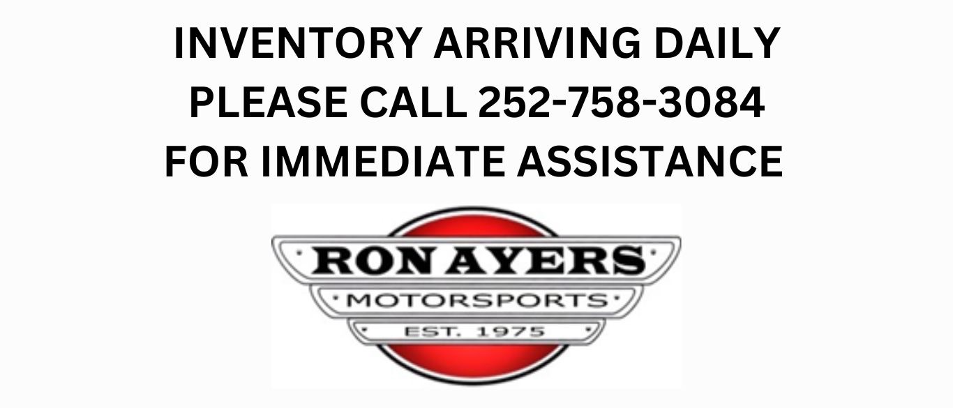 Ron Ayers Motorsports is located in Greenville, NC. Shop our large ...