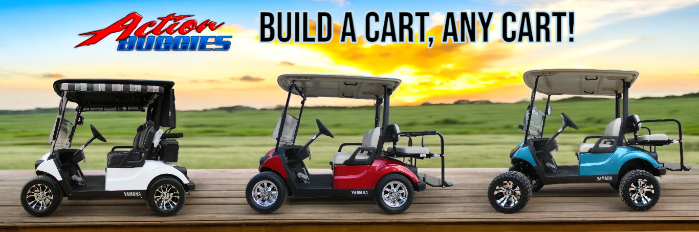 Custom Golf Cars & Yamaha Golf Carts Dealer in Willis, TX | Action Buggies near Houston & Conroe