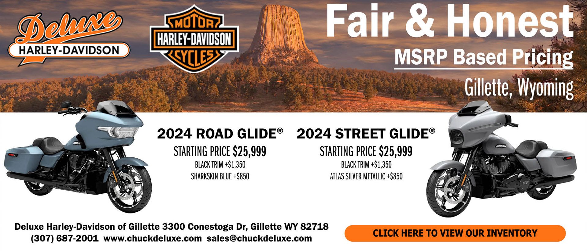 Harley Davidson Motorcycle Dealer in Gillette, WY | Deluxe Harley ...