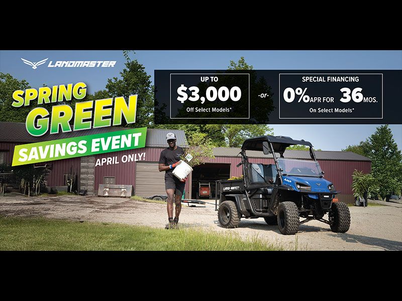 Landmaster - Spring Green Savings Event Promotion - Landmaster ...