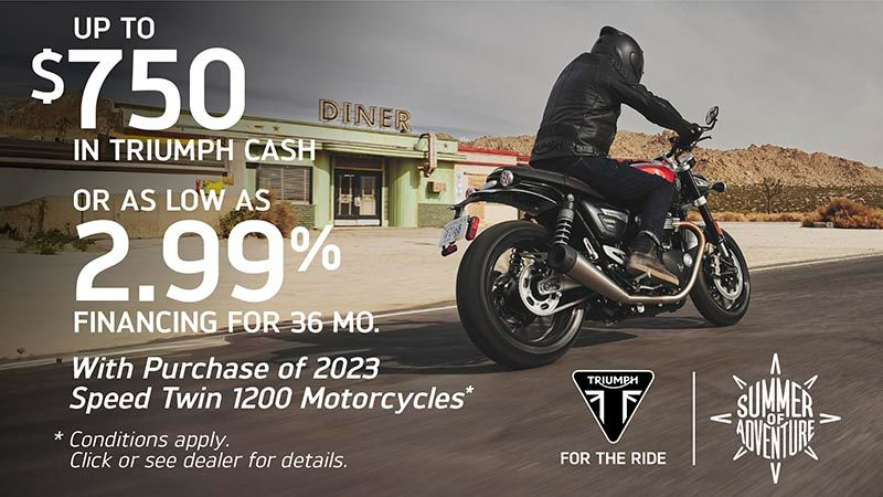 Triumph - Summer Of Adventure Sales Event | Promotion at Street Stuff ...