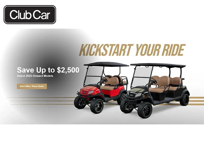 Club Car - Kickstart Your Ride - Save Up to $2,500 | Promotion at ...