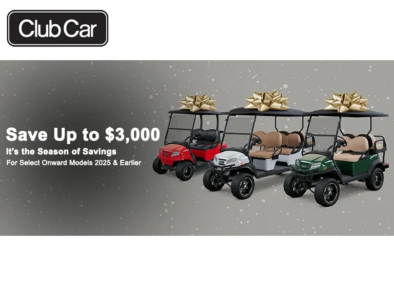 Club Car - Save Up to $3,000 | Promotion at Ponte Vedra Golf Carts ...